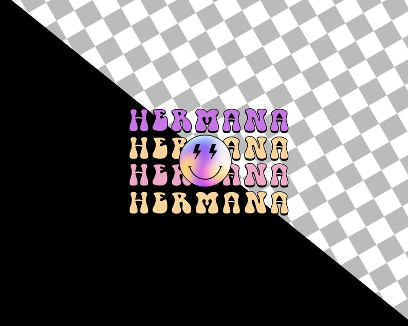 Hermana Svg Png | Retro Svg | Latin Sister Svg | Latina Svg Latina Png ...