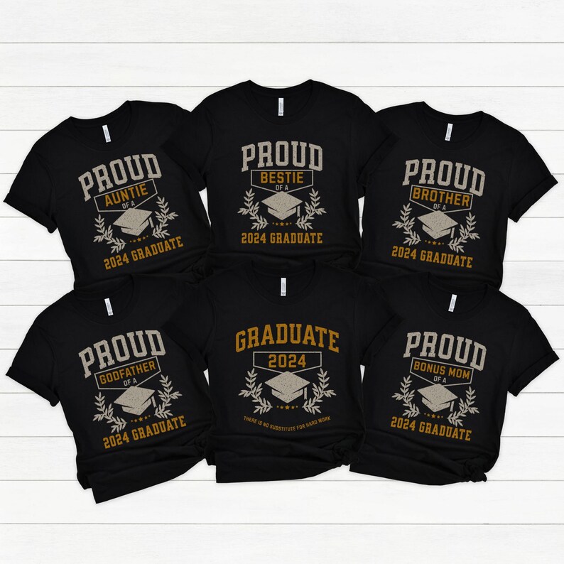 Custom Family Grad Crew Shirts, Family Matching T Shirt Senior Class of ...