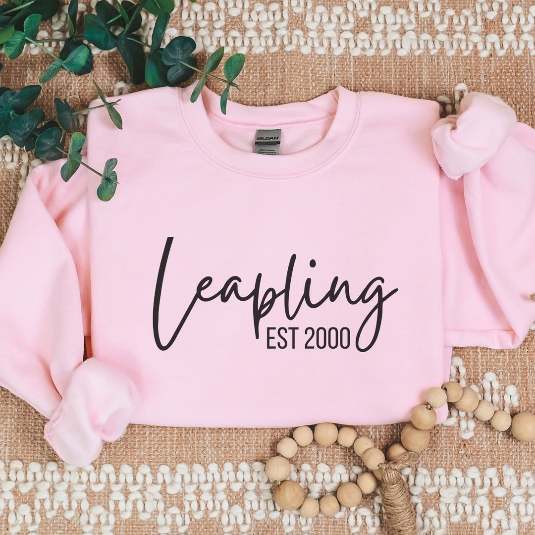 Custom Leap Day Sweatshirt Birthday Gift Unisex Crewneck With Birth ...