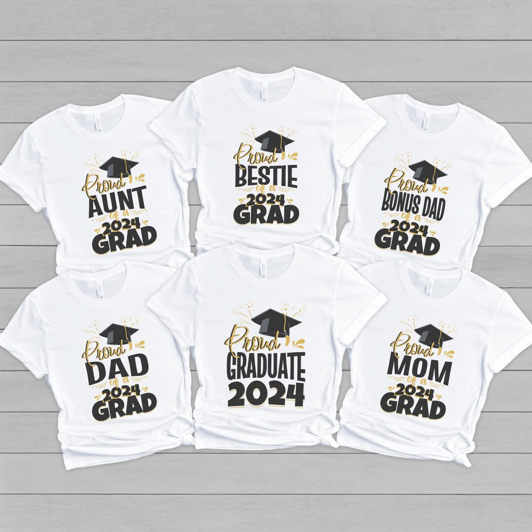 Custom Family Matching Grad Shirts, Family Group T Shirt Class of 2024 ...