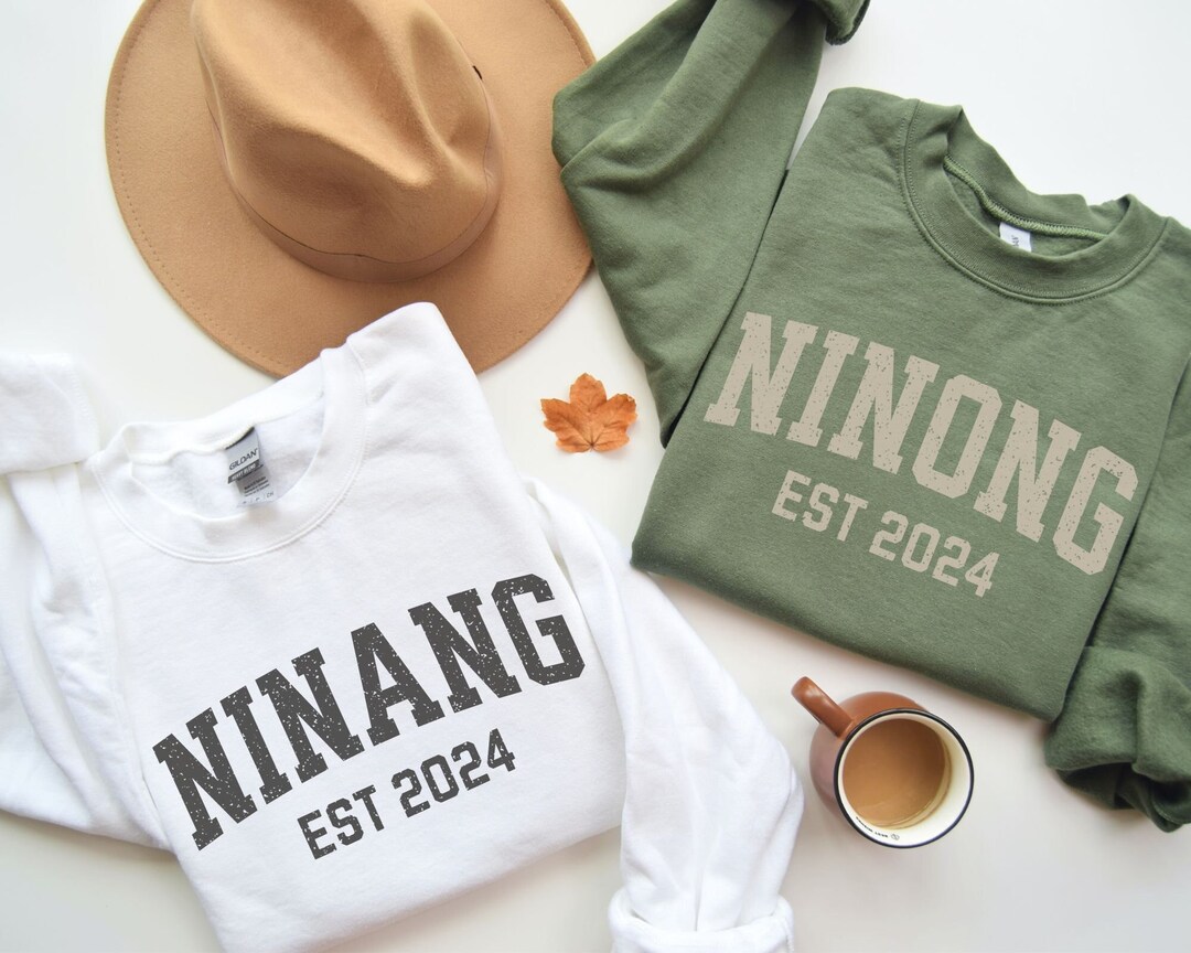 Matching Ninang and Ninong Sweatshirts With Custom Est Year for ...