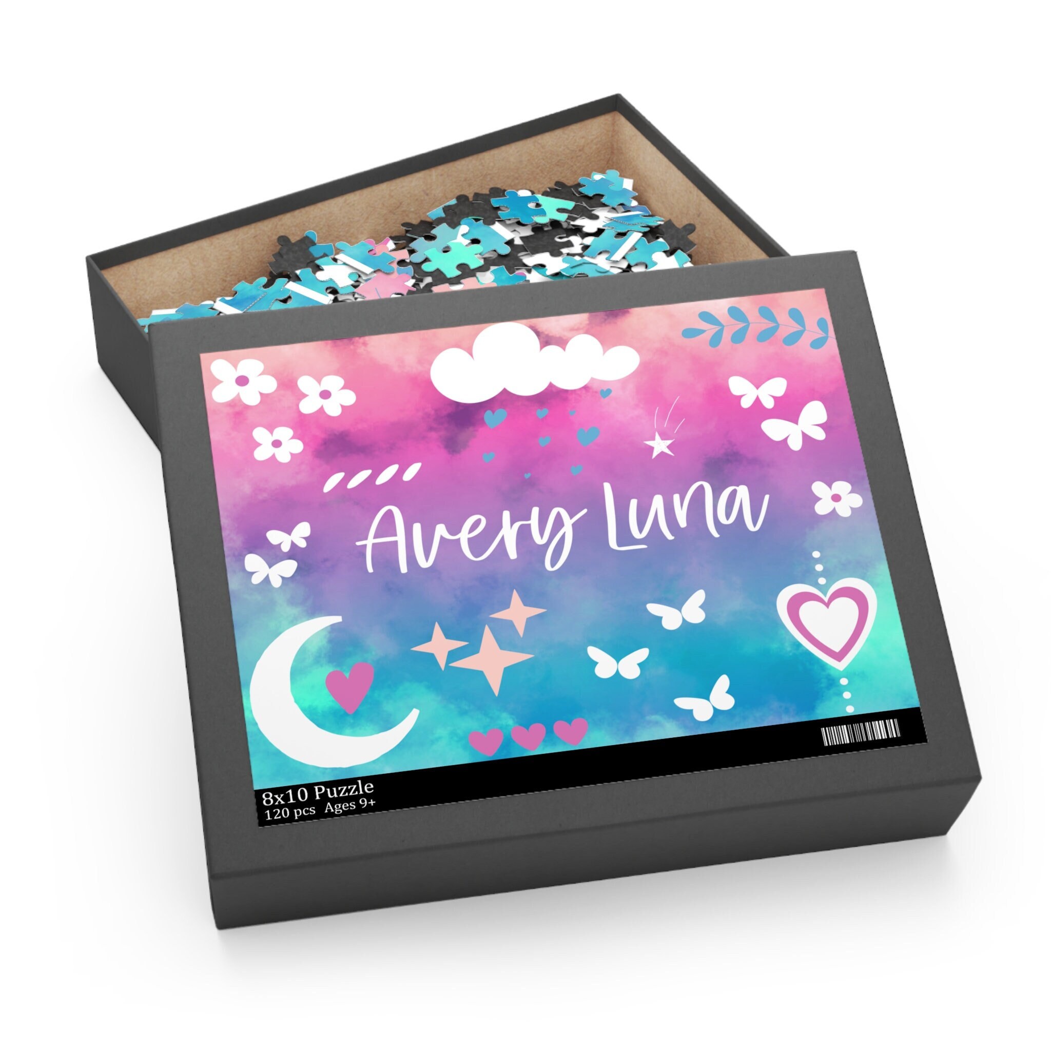 Personalized Child Name Puzzle, Fun Custom Name Puzzle Gift for Girls ...
