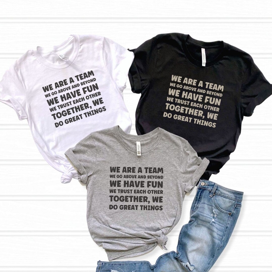 Administrative Team Unisex Shirts, We Are a Team Shirt for Employee ...