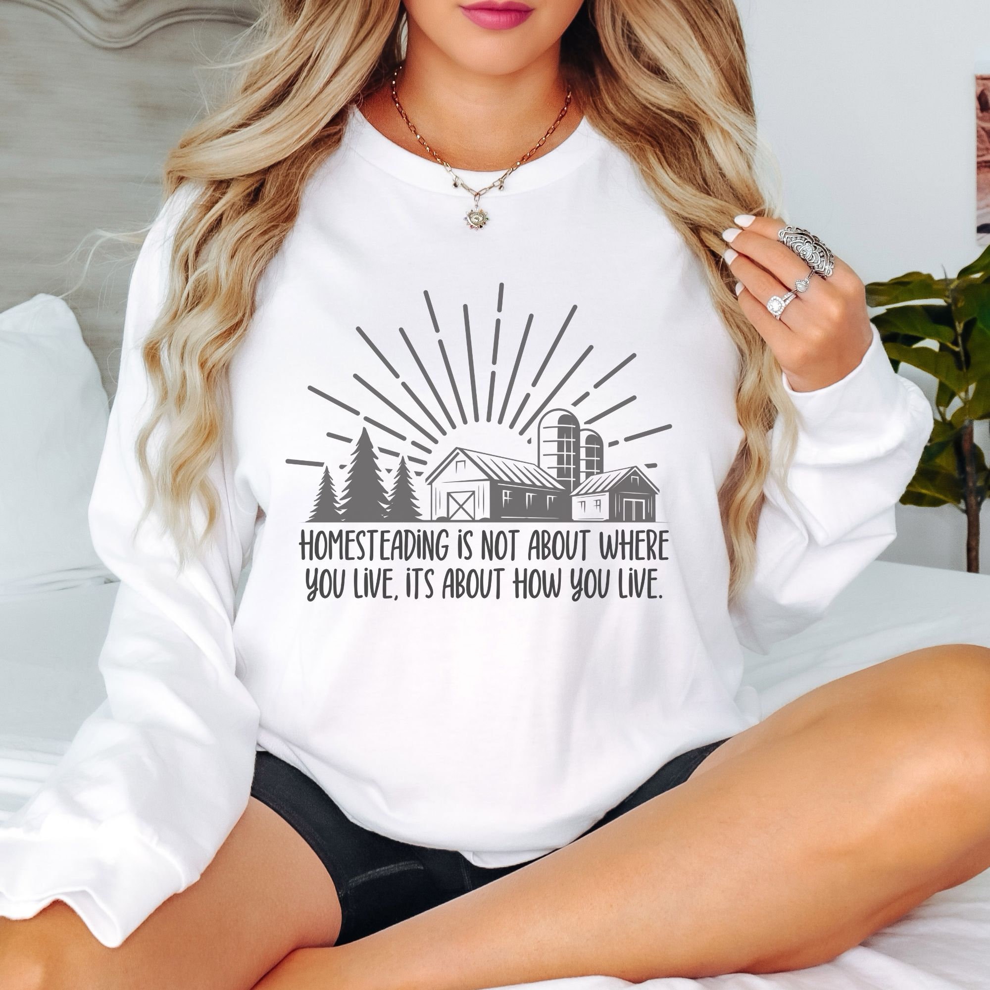 Homestead Shirt, Home Stead Sweater, Vintage Farmer Shirt, Small ...