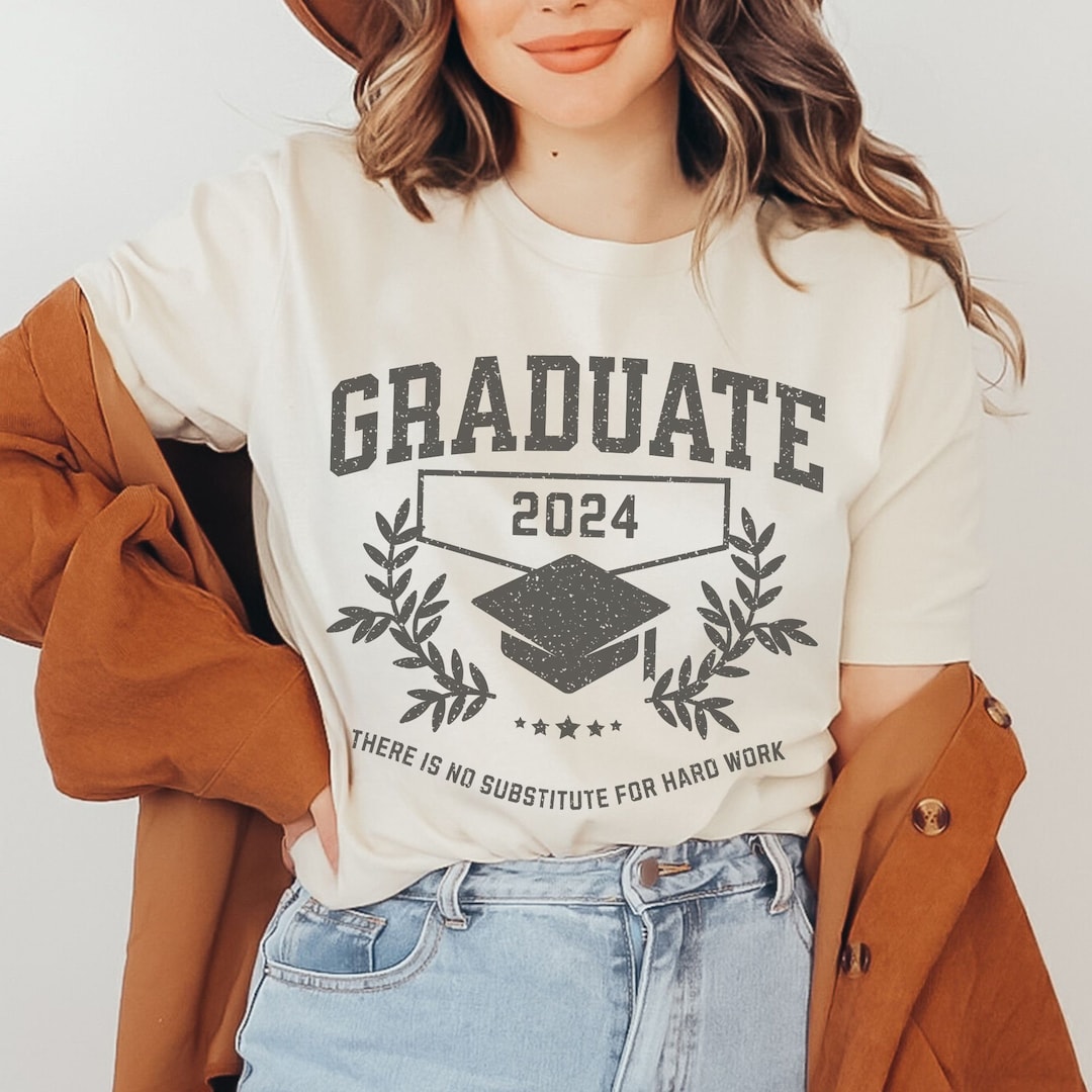 Graduate 2024 Shirt for College or High School Graduation Tshirt ...