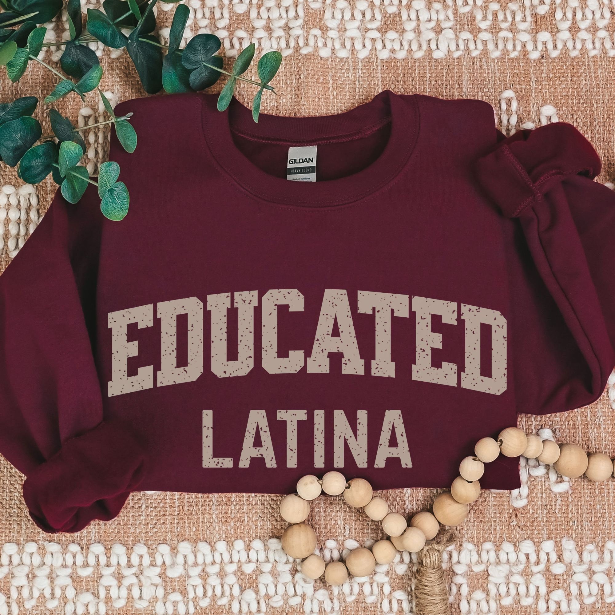 Educated Latina Sweatshirt Graduation Gift for Mexican Scholar, Grad Student Gift Latina Pride ...