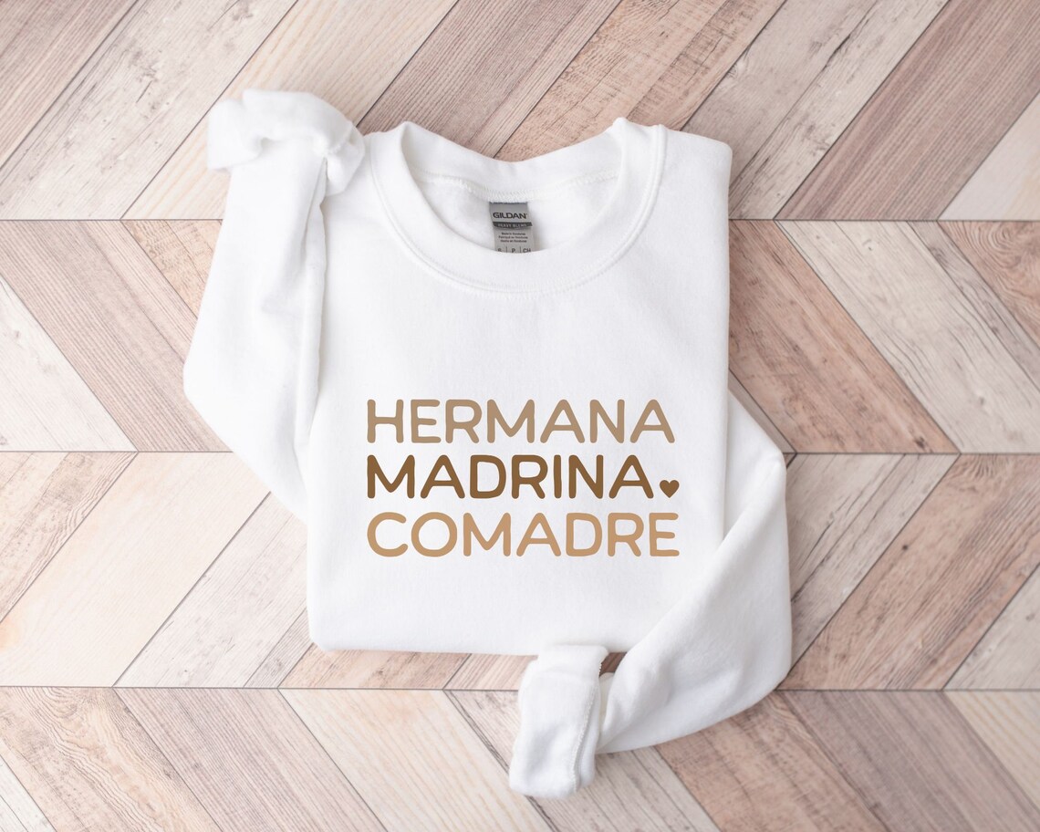 Comadre Gift for Madrina Mothers Day Shirt for Hermana, Latina ...