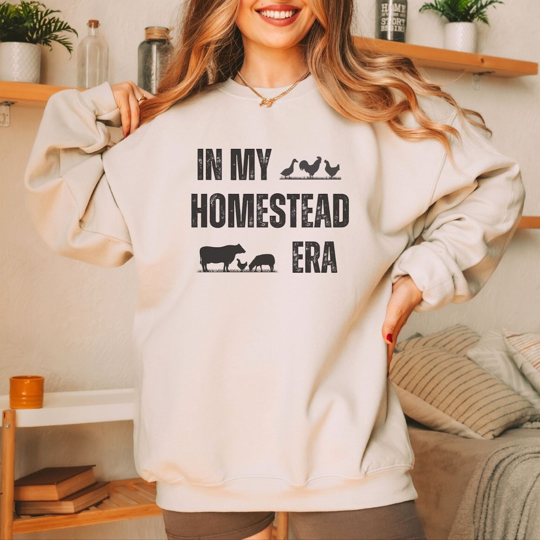 Homestead Sweatshirt, Home Stead Sweater, Vintage Farmer Shirt, Farmer ...