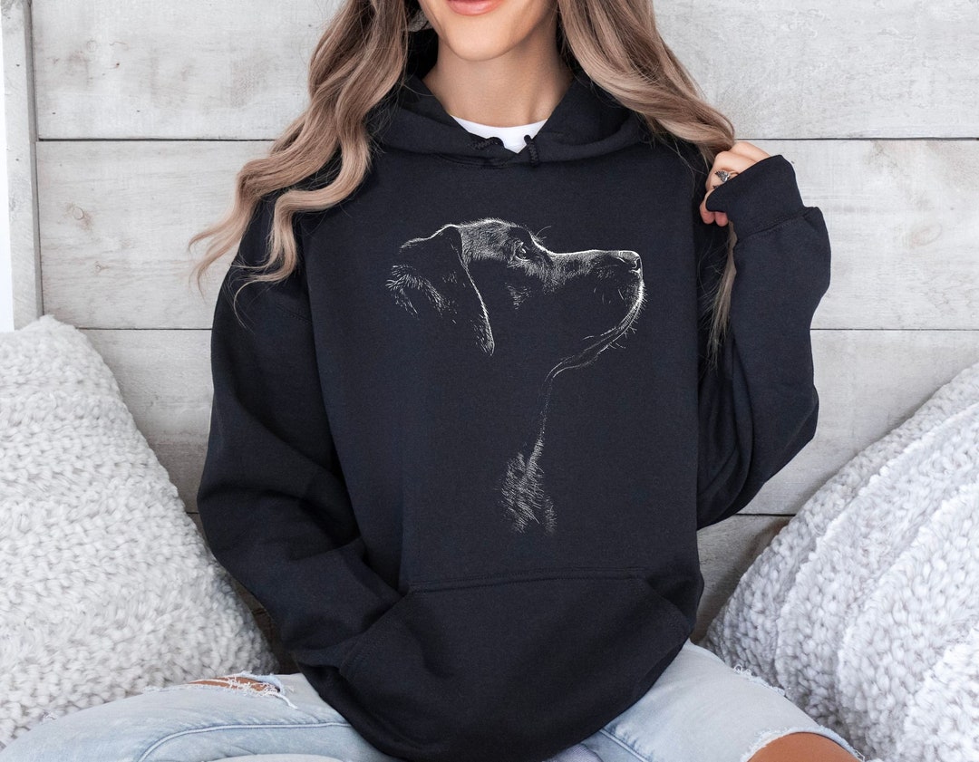 Labrador Retriever Silhouette Hoodie, Lab Mom Hoodie, Lab Dad Hoodie ...