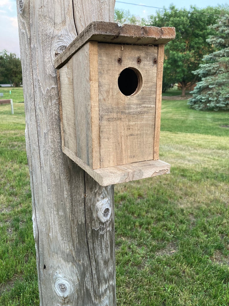 Reclaimed Pallet Wood Birdhouse - Etsy