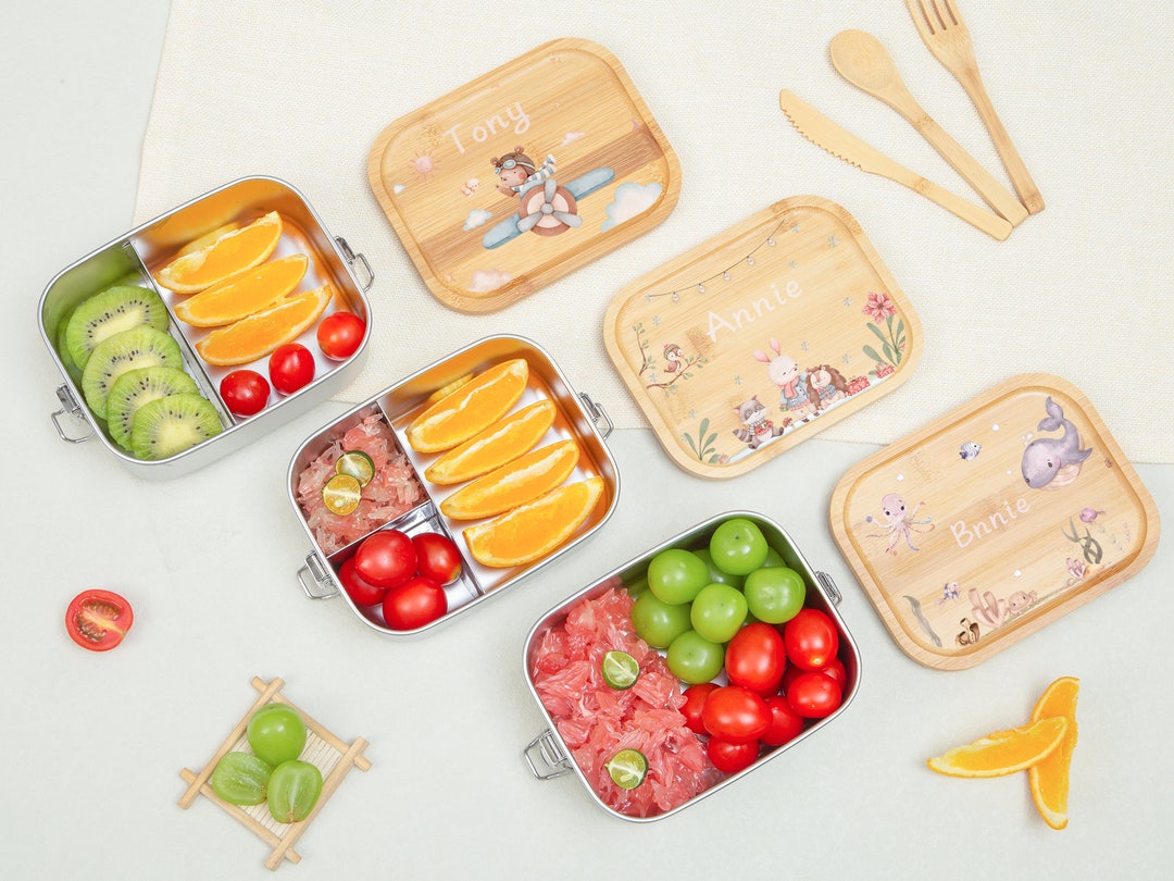 Eco-friendly Bento Box Personalized Double Lock - Etsy