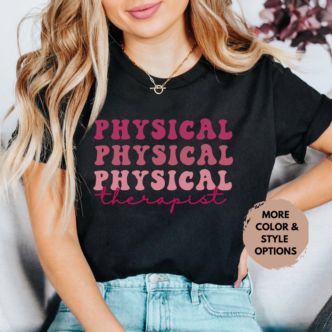 PT Shirt, Physical Therapist Crew Tshirt, PT Shirt, Pt T-shirt, PT ...