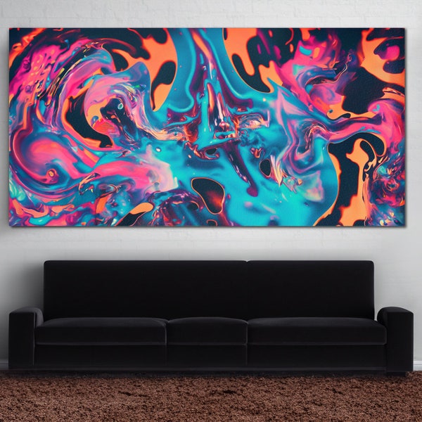 Trippy Canvas Art - Etsy