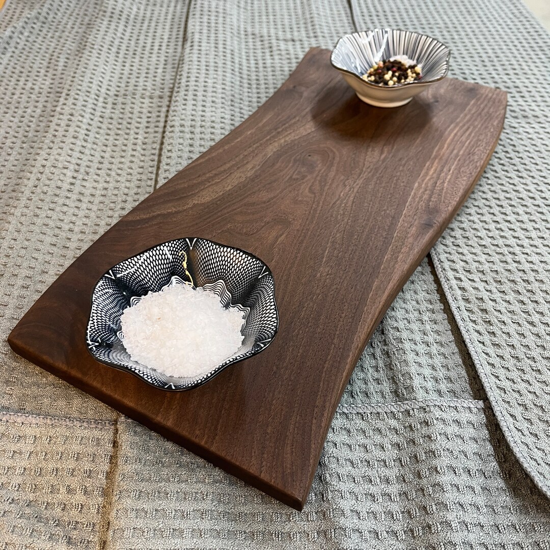 Curvy Wavy Walnut Charcuterie Board - Etsy