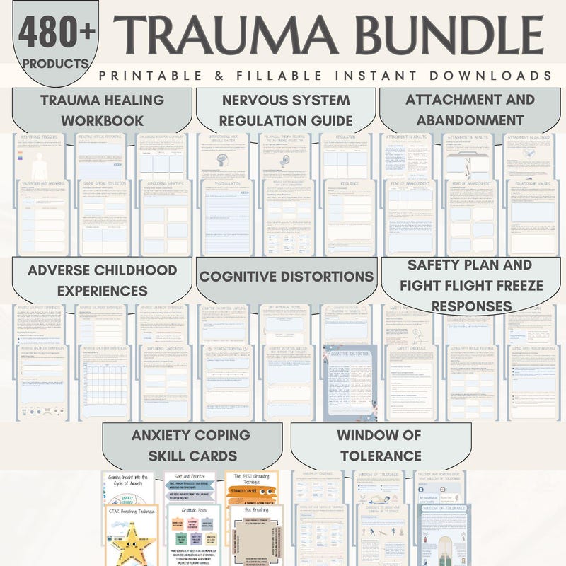 Trauma Bundle - Etsy