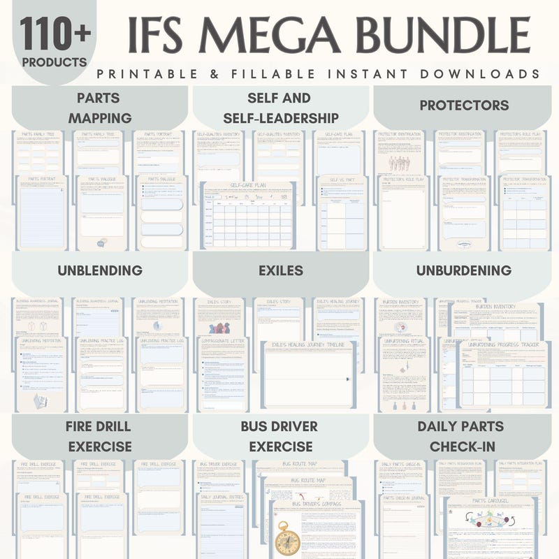 Ifs Parts Mapping Sheets - Etsy