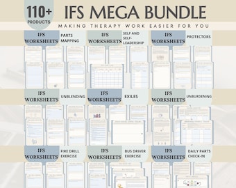 IFS Cheat Sheet Internal Family Systems Worksheets, Parts Work Therapy ...