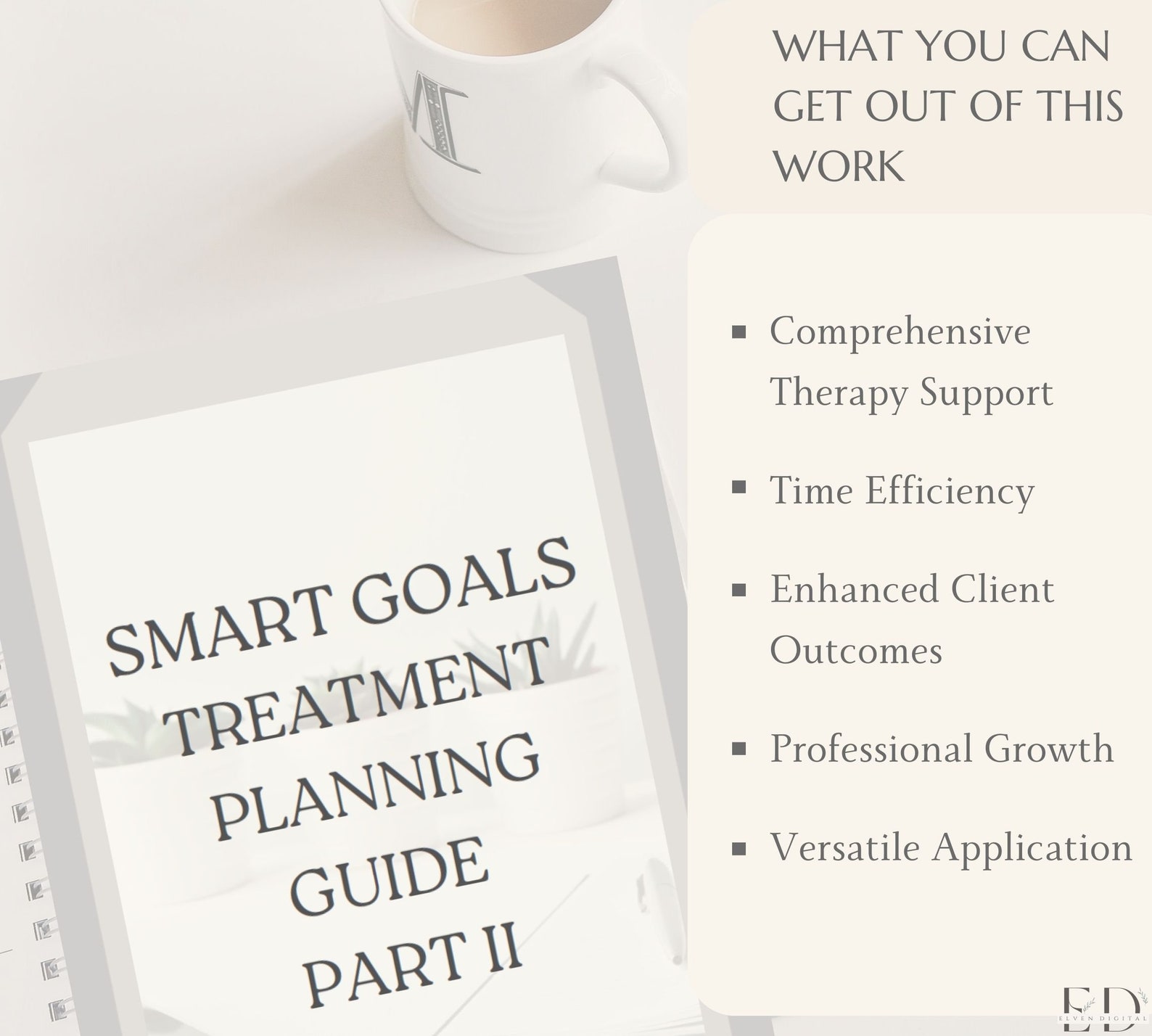 SMART Goals Treatment Planning Guide for Therapist Progress Notes ...