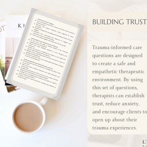 Trauma Informed Therapy Session Questions for Client Counseling ...