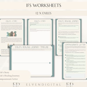 Internal Family Systems Cheat Sheets IFS Therapy Worksheets IFS ...