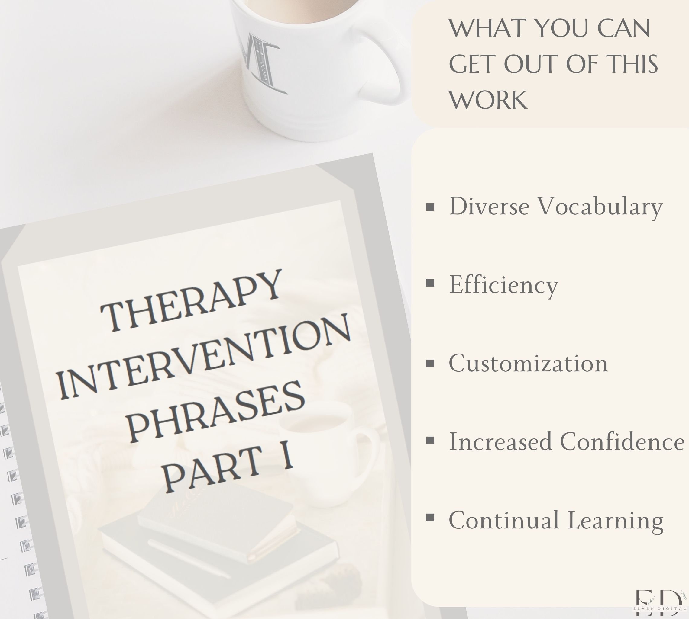 Therapy Intervention List Counseling Session Notes Cheat Sheet Template ...
