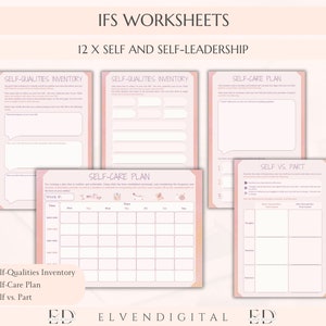 IFS Resource Bundle Parts Work Worksheets IFS Cards Internal Family ...