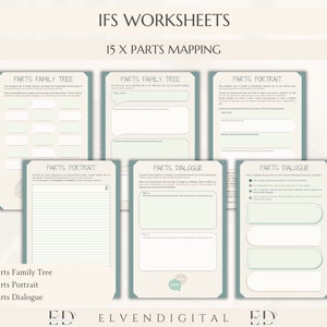 Internal Family Systems Cheat Sheets IFS Therapy Worksheets IFS ...