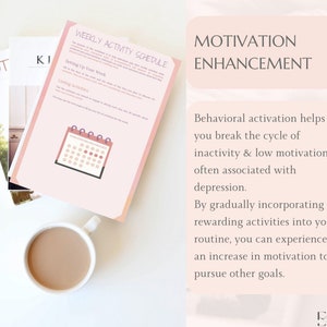 CBT Worksheets Behavioral Activation Cognitive Behavioral Therapy ...