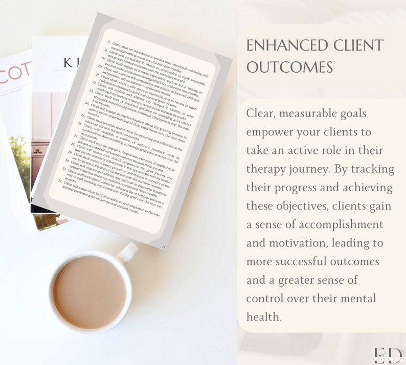 SMART Goals Treatment Planning Guide Therapy Intervention Clinical ...