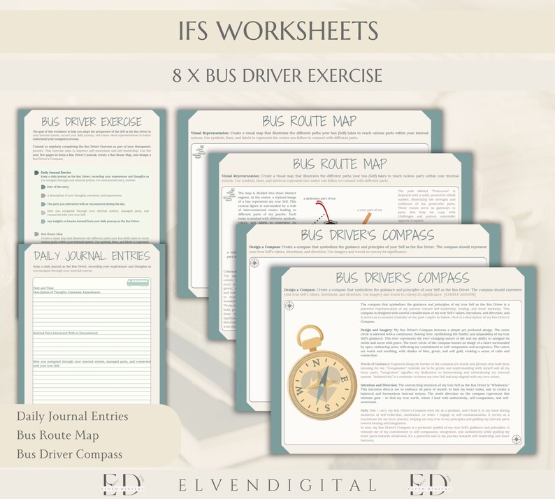 Internal Family Systems Cheat Sheets IFS Therapy Worksheets IFS ...