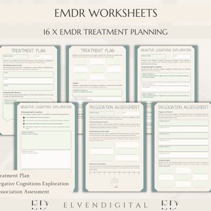 EMDR Worksheets for Therapist EMDR Bundle Therapy Scripts EMDR Handouts ...
