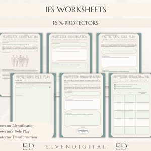 Internal Family Systems Cheat Sheets IFS Therapy Worksheets IFS ...
