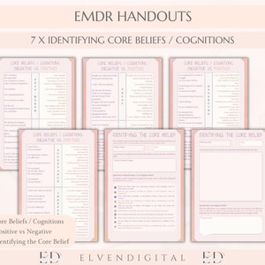EMDR Worksheet Bundle EMDR Script for Therapist EMDR Therapy Worksheets ...