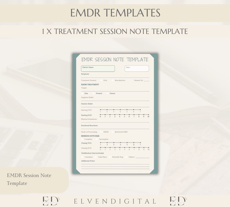 EMDR Worksheets for Therapist EMDR Bundle Therapy Scripts EMDR Handouts ...