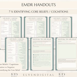 EMDR Worksheets for Therapist EMDR Bundle Therapy Scripts EMDR Handouts ...