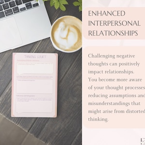 CBT for Anxiety CBT Worksheets for Teen and Adult Challenging Anxious ...