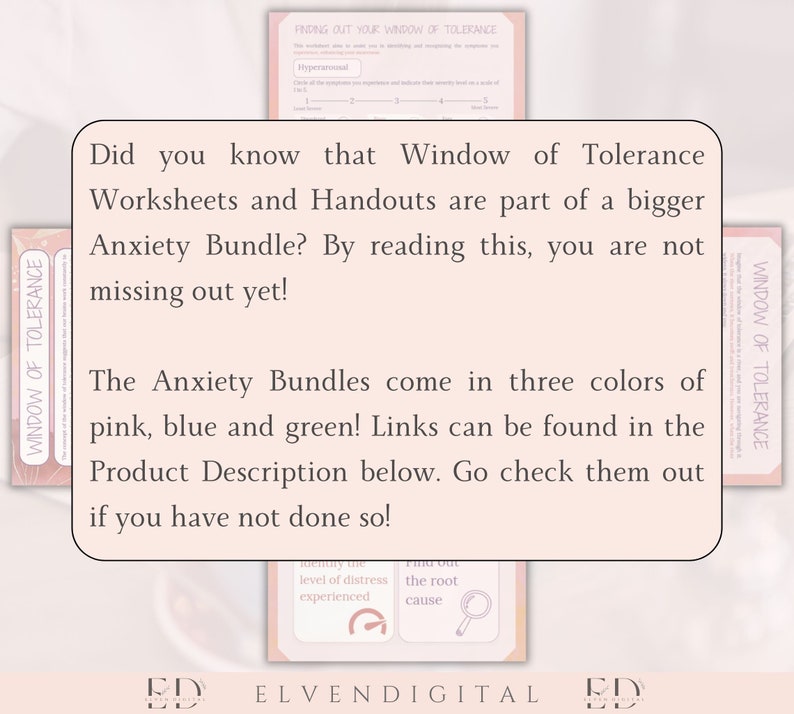 Window of Tolerance Worksheet Emotional Regulation Nervous System ... Window of Tolerance Worksheet Emotional Regulation Nervous System ...