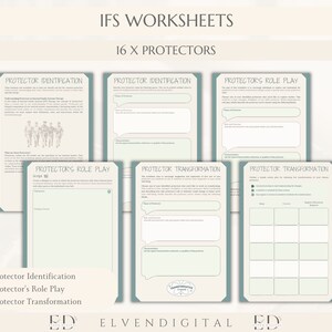 Internal Family Systems Cheat Sheets IFS Therapy Worksheets IFS ...