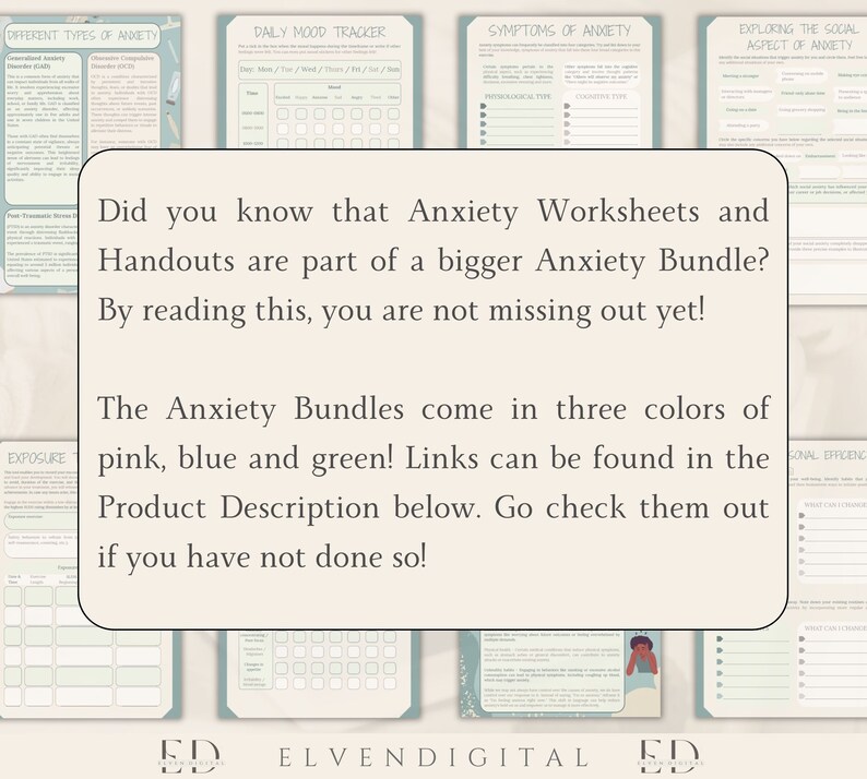 Anxiety Worksheets for Therapist Anxiety Coping Skills Worksheets for ...