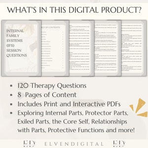 IFS Therapy Questions Internal Family Systems Therapist Cheat Sheet ...