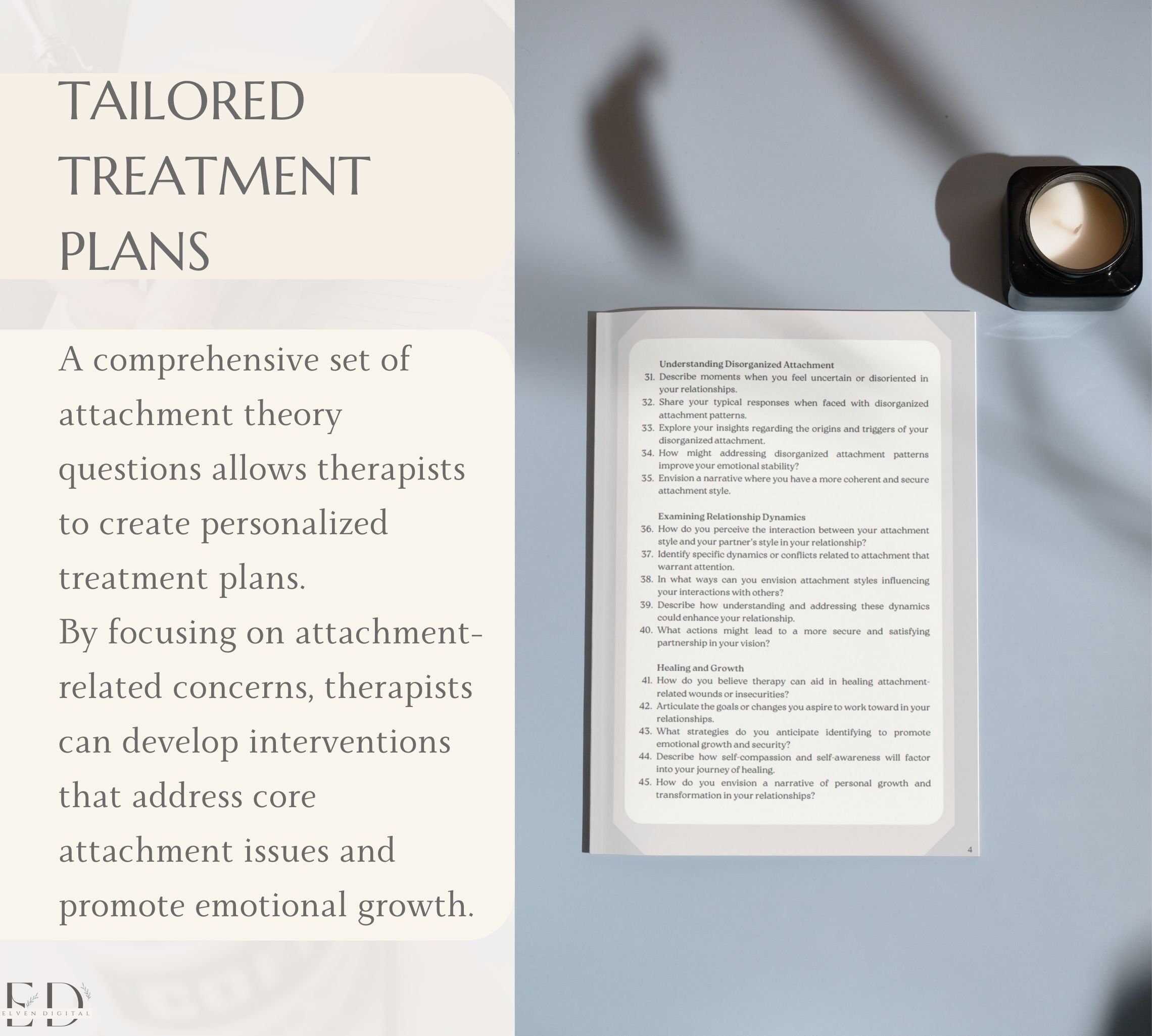 Attachment Theory Therapy Questions Adult Attachment Therapy Worksheets ...