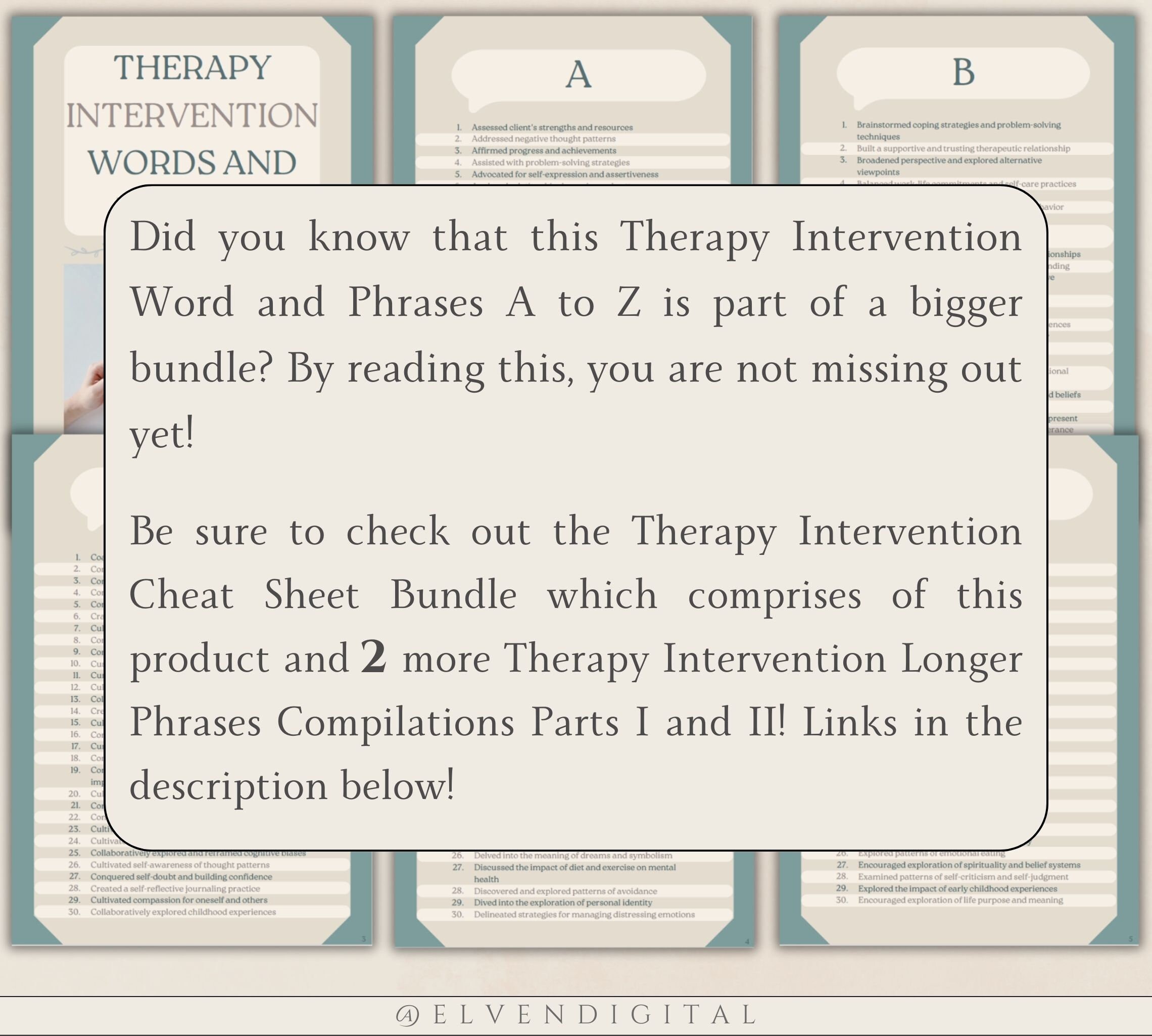 Therapy Session Notes Counseling Planner Printable Therapist - Etsy