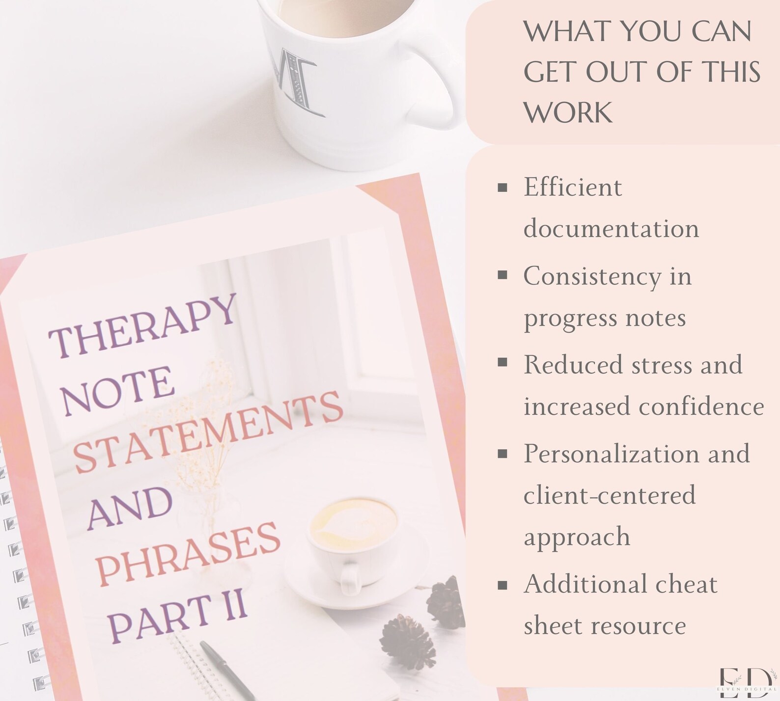 Therapy Progress Notes for Therapist Intervention Statements Phrases ...