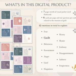 Mental Health Flashcards, Emotion Guilt Flashcards, Emotional Health ...