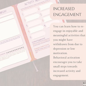 CBT Worksheets Behavioral Activation Cognitive Behavioral Therapy ...