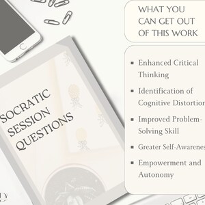 Socratic Therapy Session Questions for Client Recovery Therapist ...