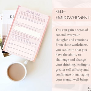 CBT for Anxiety CBT Worksheets for Teen and Adult Challenging Anxious ...