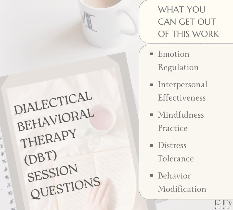 Dialectical Behavioral Therapy Session Questions DBT Cheat Sheet DBT ...