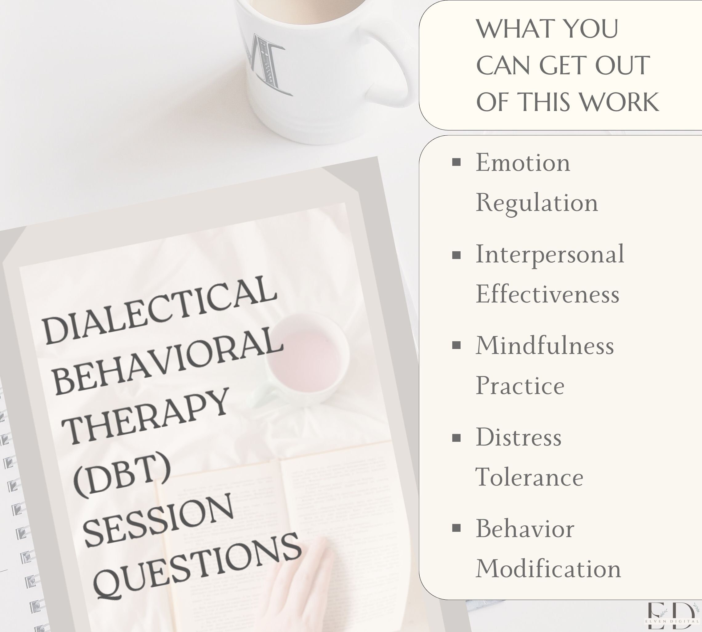 Dialectical Behavioral Therapy Session Questions DBT Cheat Sheet DBT ...