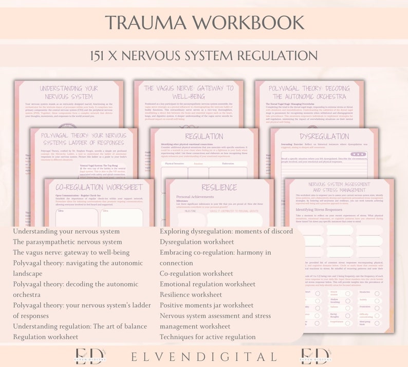Trauma Therapy Worksheets Adult Mega Bundle Attachment Styles ...